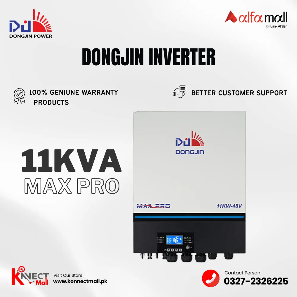 Dongjin Max Pro 11kw Inverter Pure sine wave Built-in 120A MPPT WiFi ...