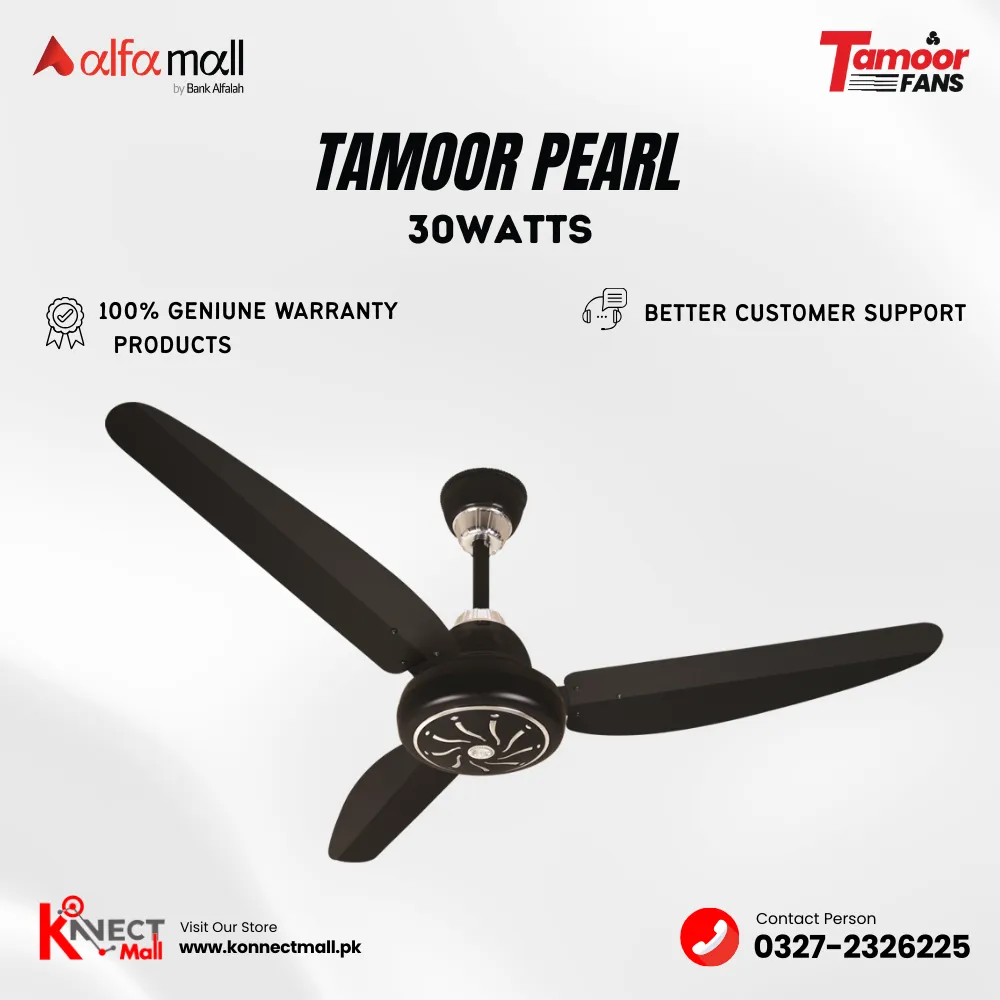 Tamoor 30W EcoSmart Ceiling fan Super Pearl Energy Saver Model 56 Inch ...