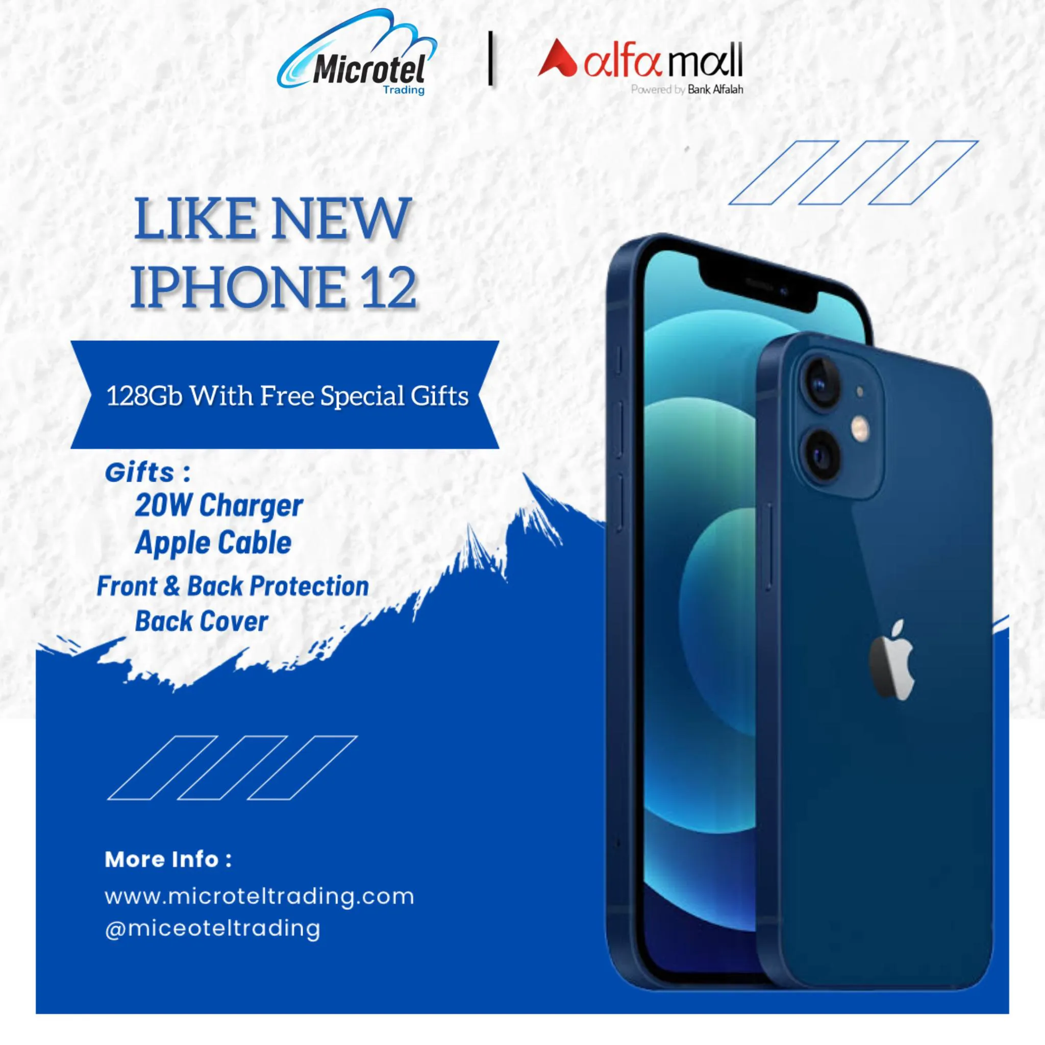 Iphone 12 128GB Official Pta Approved 3Months Warranty Like New Mobile_On Installment By ...