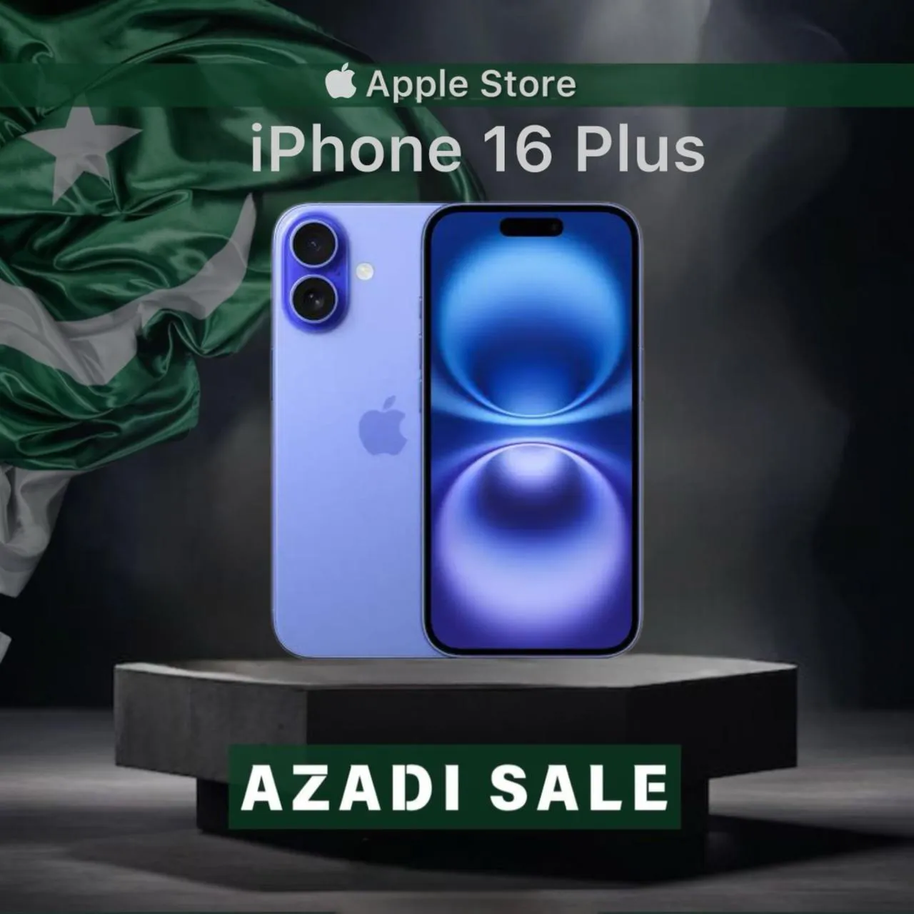 IPhone 16 Plus 128Gb Blue Official Pta Approved With 2Years Official Warranty And Get Care+ -By ...