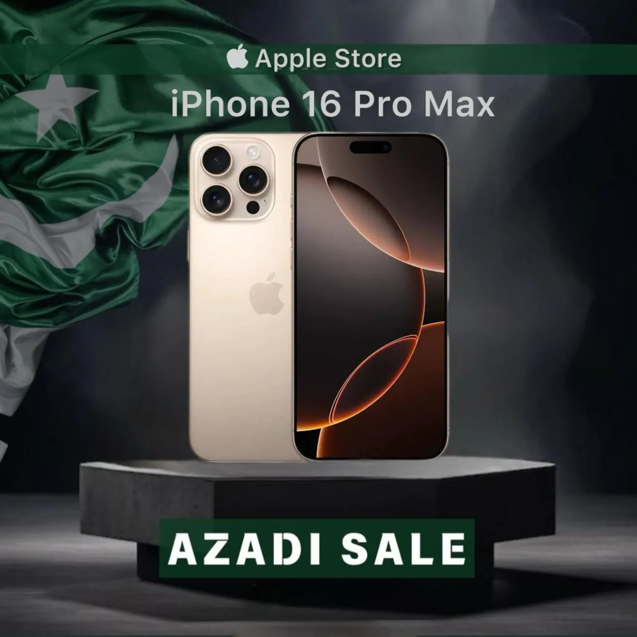 IPhone 16 Pro Max 1TB DESERT Official Pta Approved With 2Years Official ...