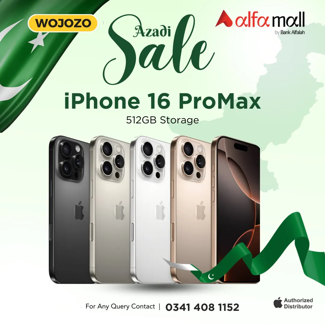 Apple iPhone 16 Pro Max (512GB) PTA Approved with Official Apple Warranty | AlfaMall