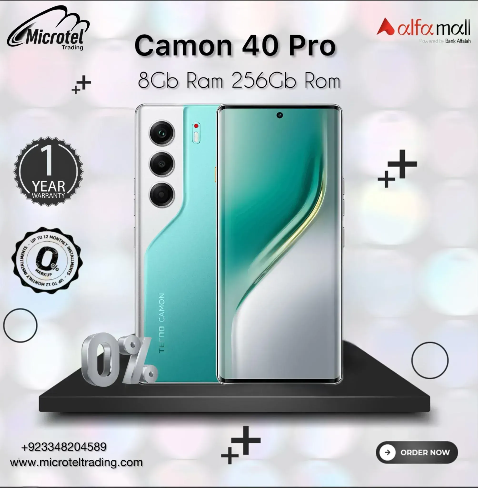 Tecno Camon 40 Pro 8GB 256GB Official Pta Aproved 1Year Official ...