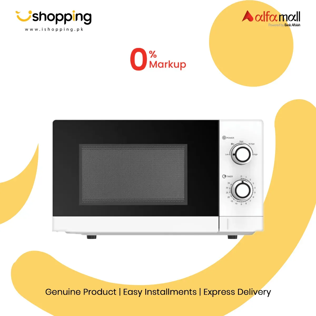 Haier Solo Series Microwave Oven 20 Ltr (HWM-20MX11)-White