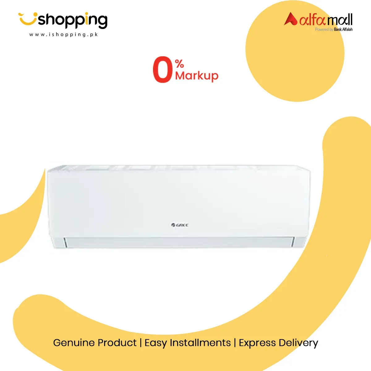 Gree Pular Series Inverter Split Air Conditioner 1.5 Ton (GS-18PITH11W)