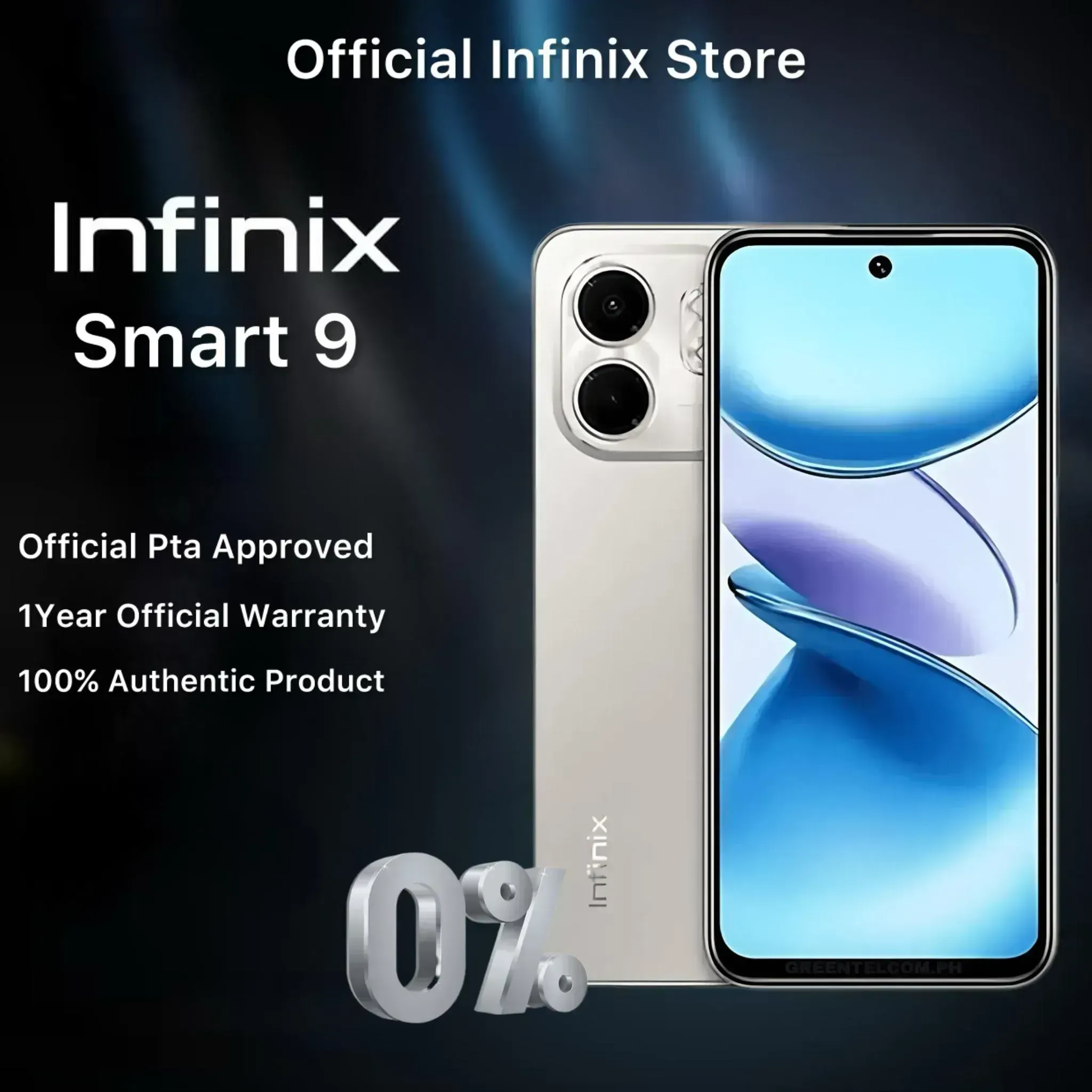 Infinix SMART 9 4GB 128GB Official Pta Approved With 1Year Official ...