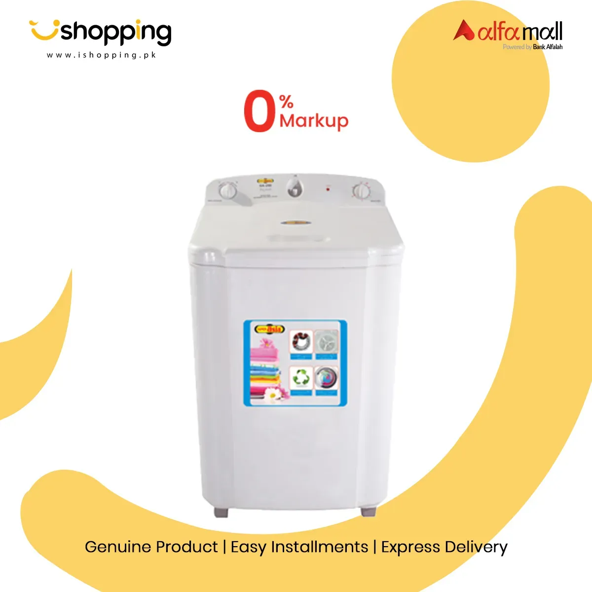 Super Asia Big wash Top Load 15KG Washing Machine (SA-290)