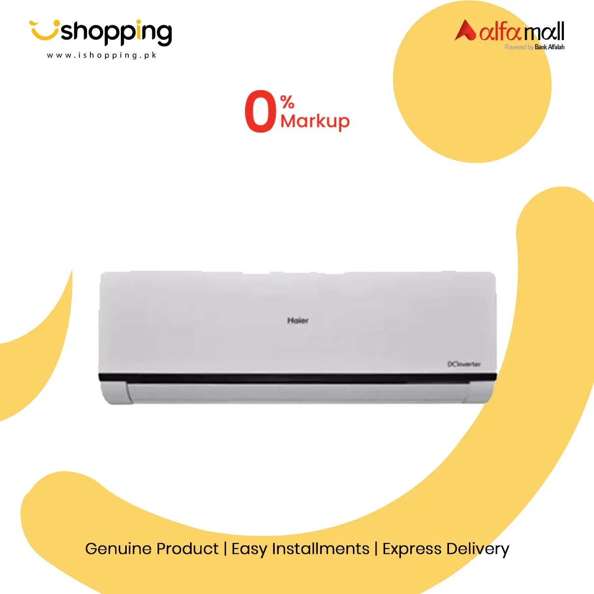 Haier Triple Inverter DC Heat and Cool Air Conditioner 1.0 Ton White ...