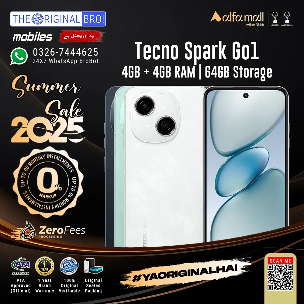 Tecno Spark Go 1 | 4GB RAM - 64GB Storage | 0% Markup Installments ...