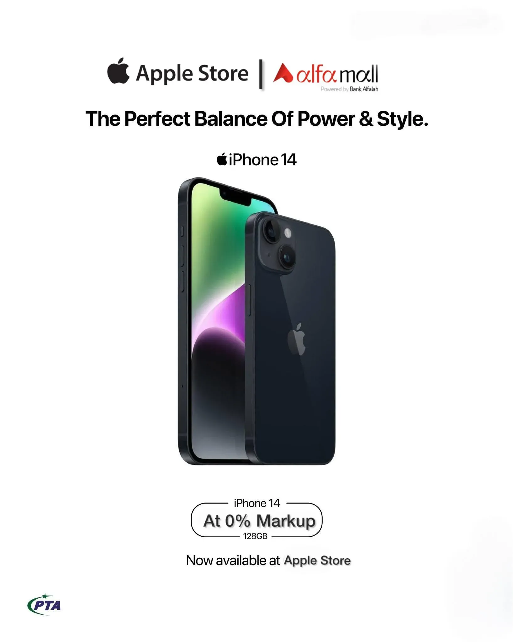 IPhone 14 Official 128Gb Pta Approved With Official 2Years Warranty-By Official Apple Store16 ...