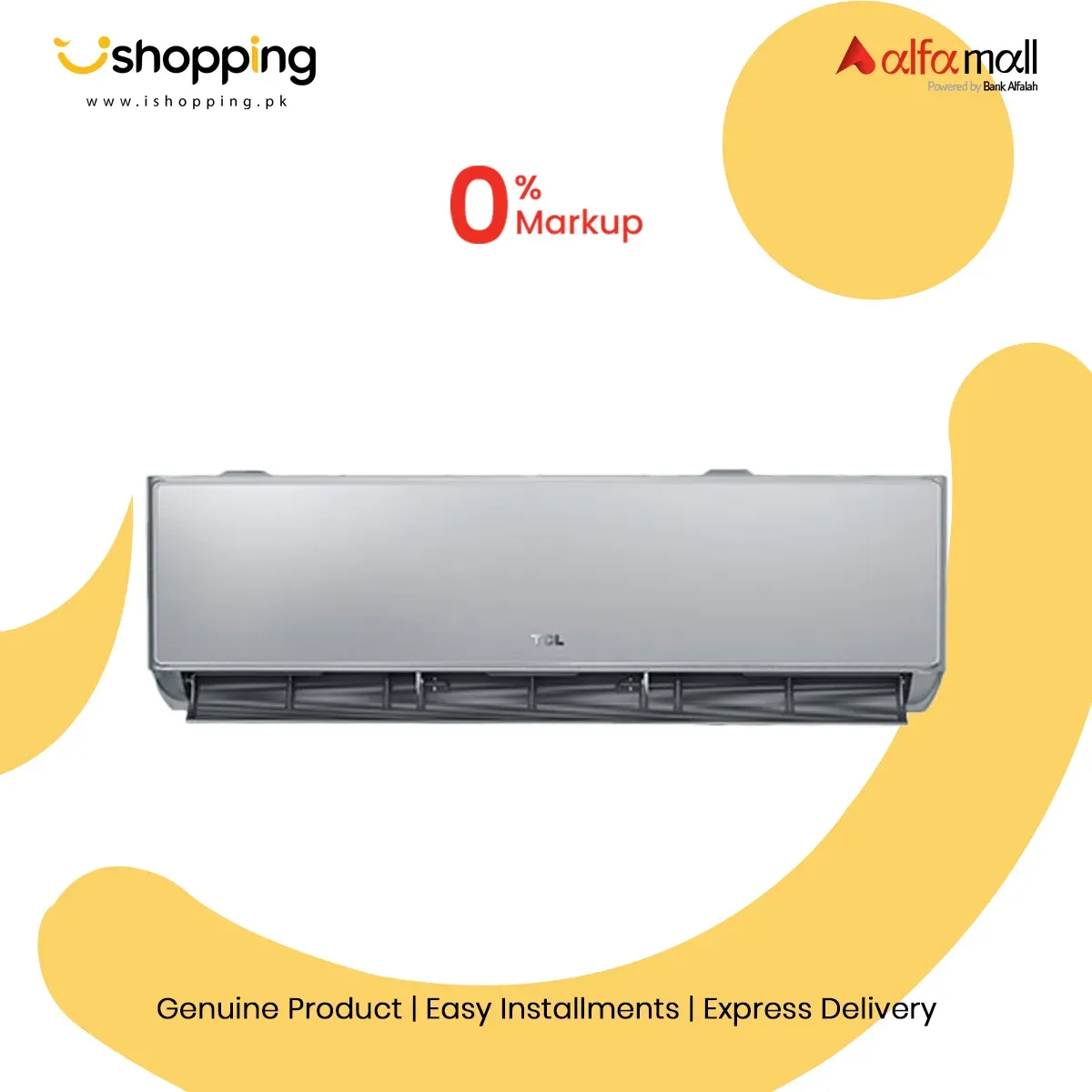 TCL Smart DC Inverter Wifi Heat and Cool Air Conditioner 2.0 Ton (24T5-SMART-S)