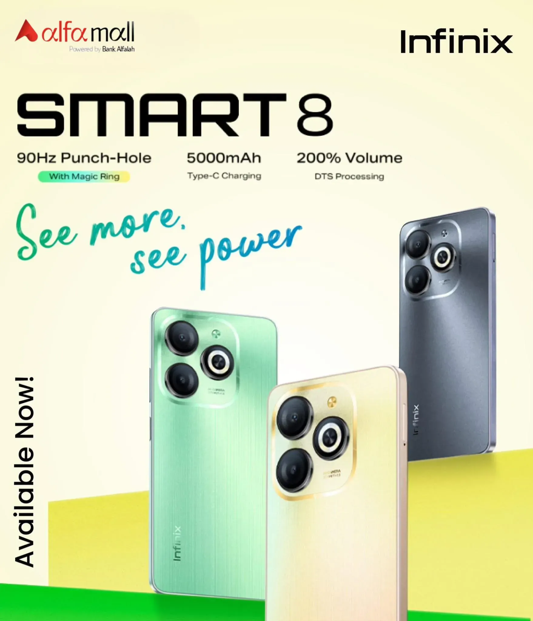 Infinix SMART 8 2GB 64GB Official Pta Approved With 1Year Official ...