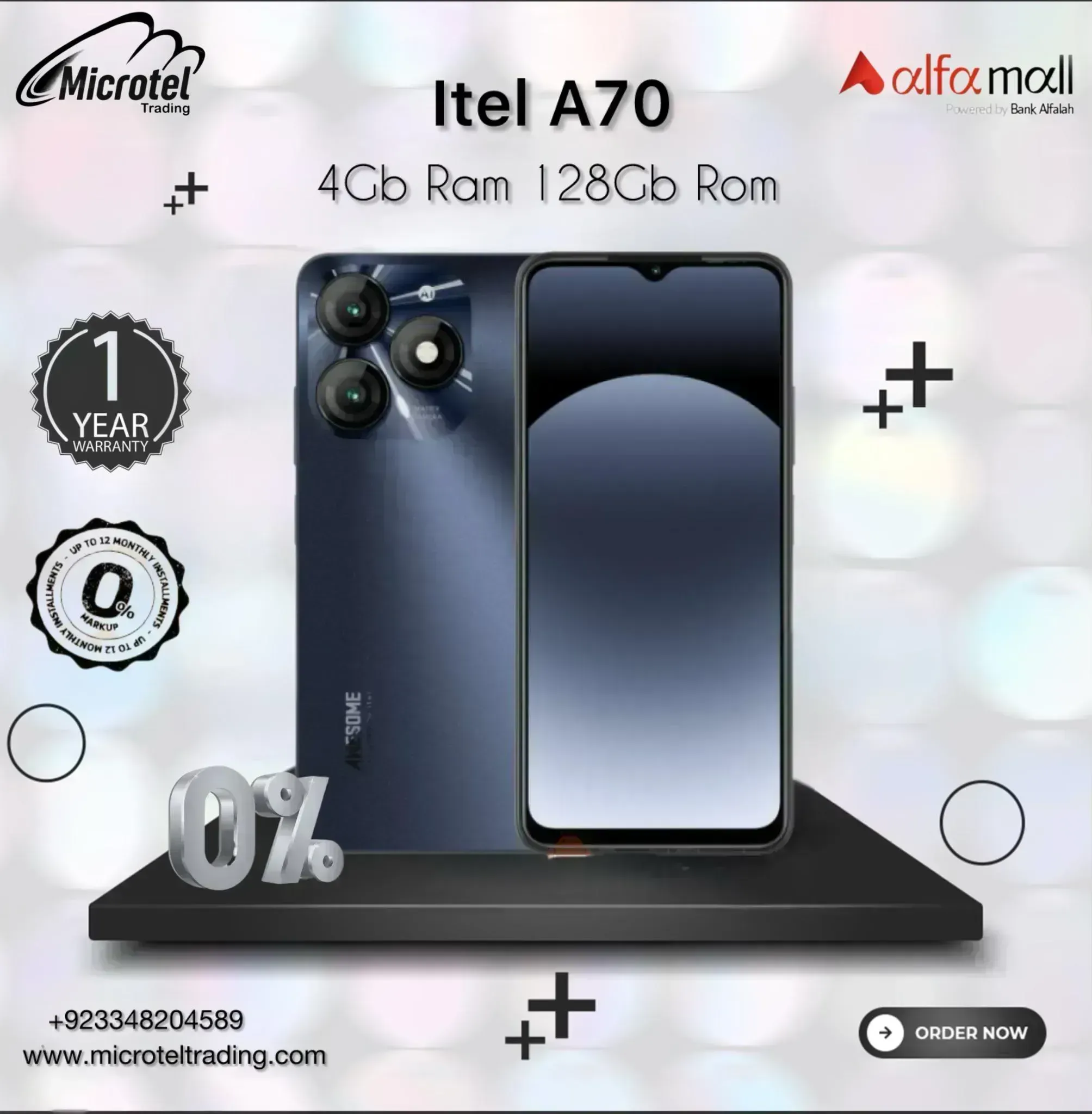 iTel P70 4GB 128GB Official Pta Aproved 1Year Official Warranty_On ...
