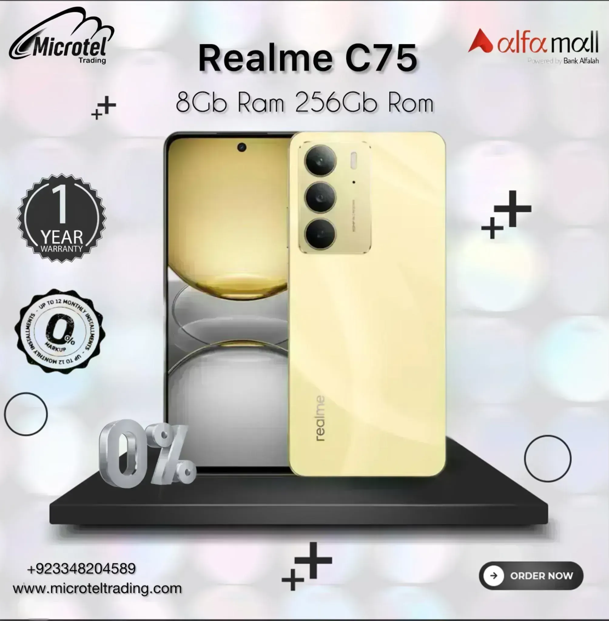 REALME C75 8GB 256GB Official Pta Aproved 1Year Official Warranty_On Installment By Microtel ...