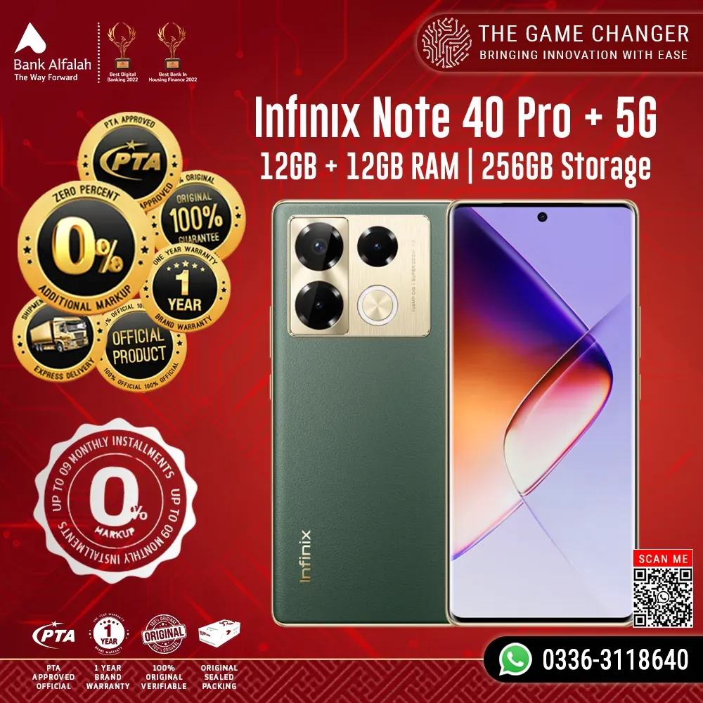 Infinix Note 40 Pro Plus 5G - 12GB RAM - 256GB Storage - 0% Markup ...