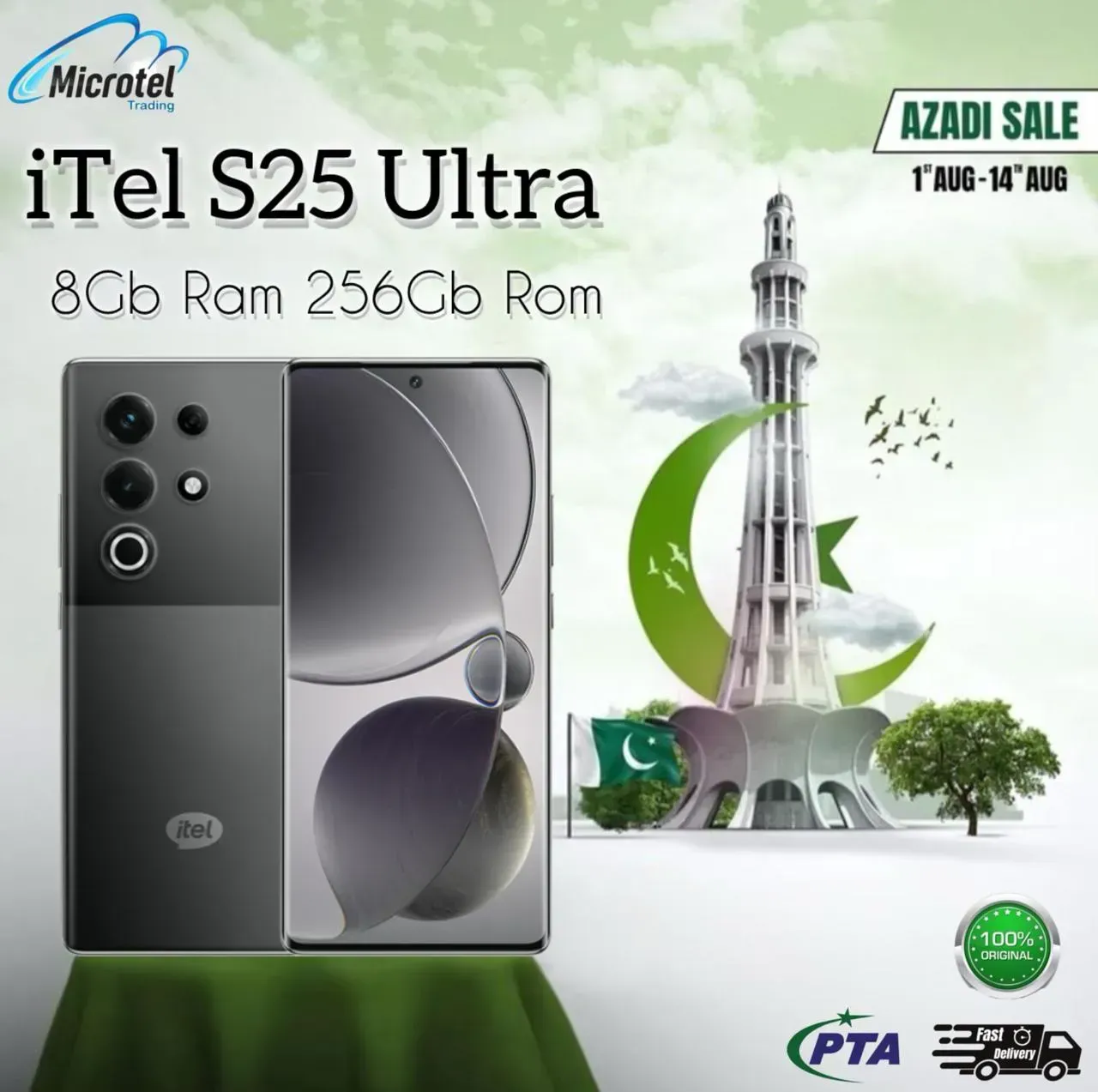 iTel S25 Ultra 8GB 256GB Official Pta Aproved 1Year Official Warranty ...