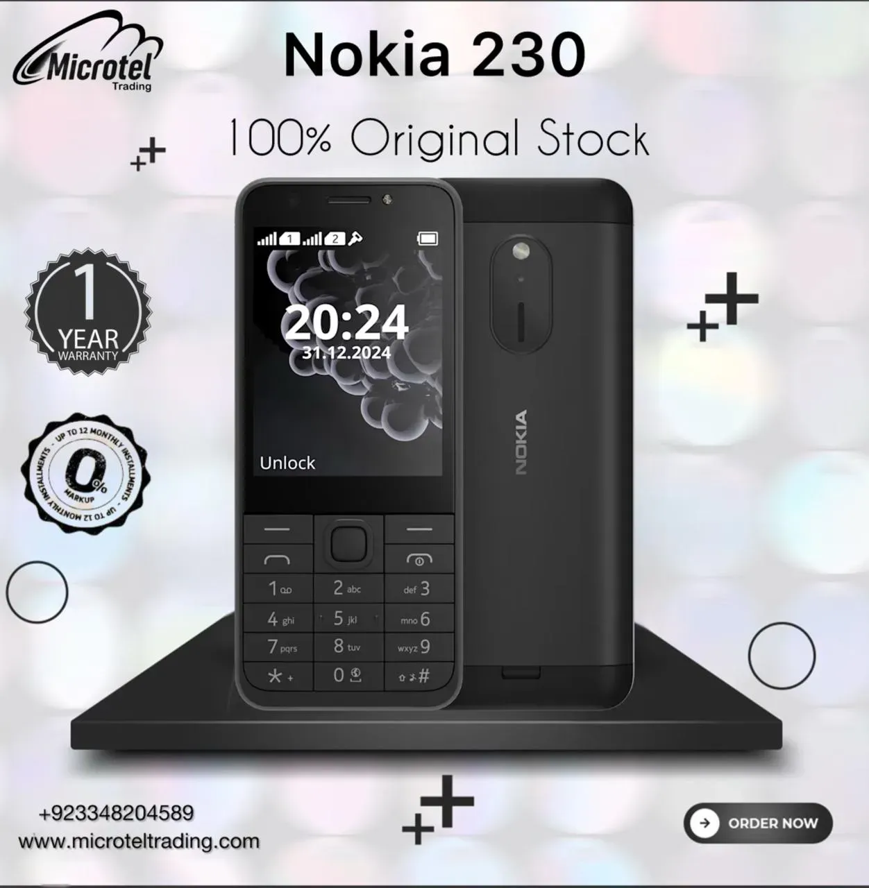 Nokia 230 Dual SIM Official Pta Aproved 1Year Official Warranty_On Non Installment By Microtel ...