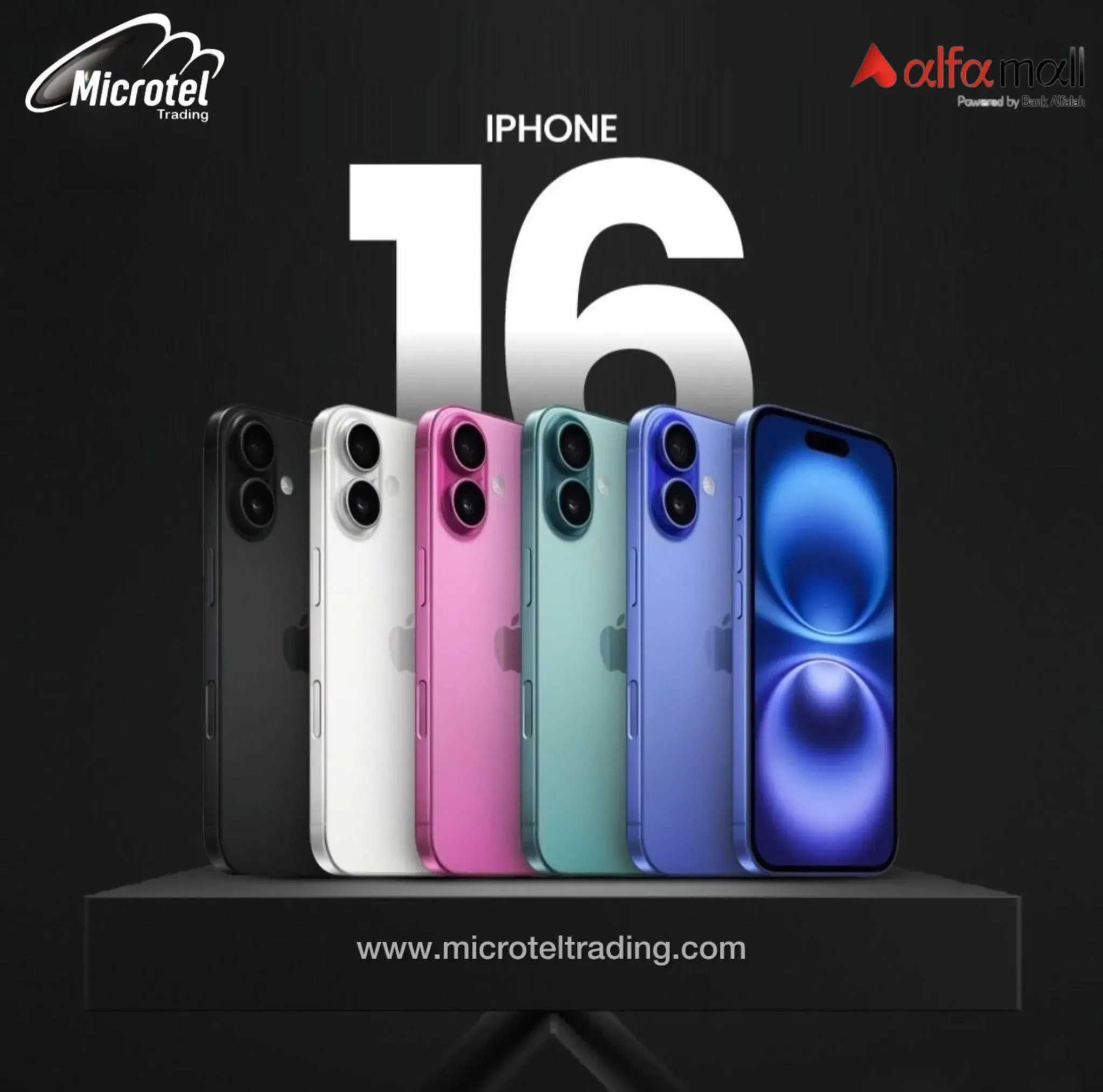 iPhone 16 128, 256 & 512Gb Official Pta Approved With 2Years and Care+ On All Credit Card ...