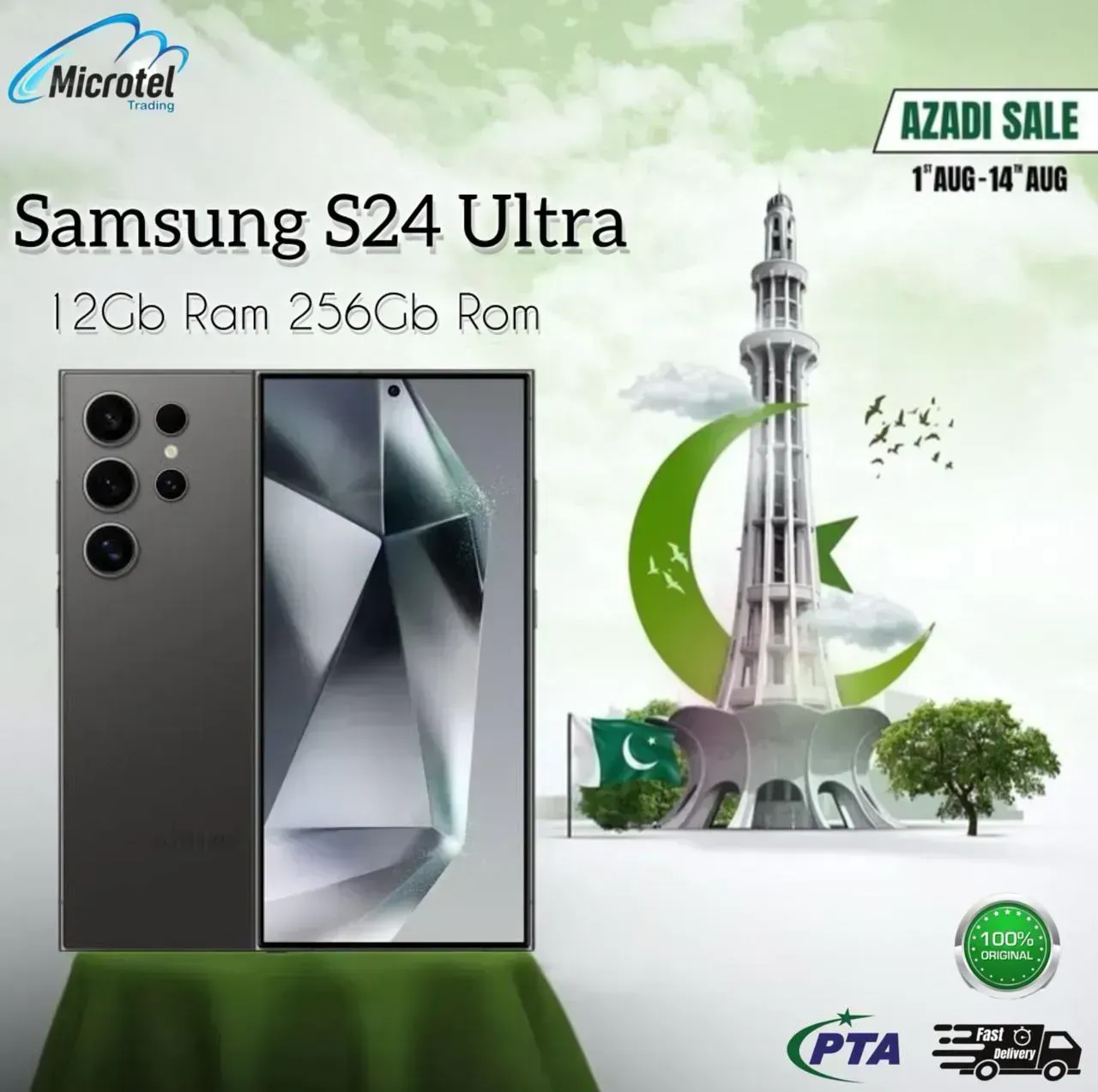 Samsung S24 ULTRA 12-256Gb Pta Approved 1Year Official Warranty_On ...