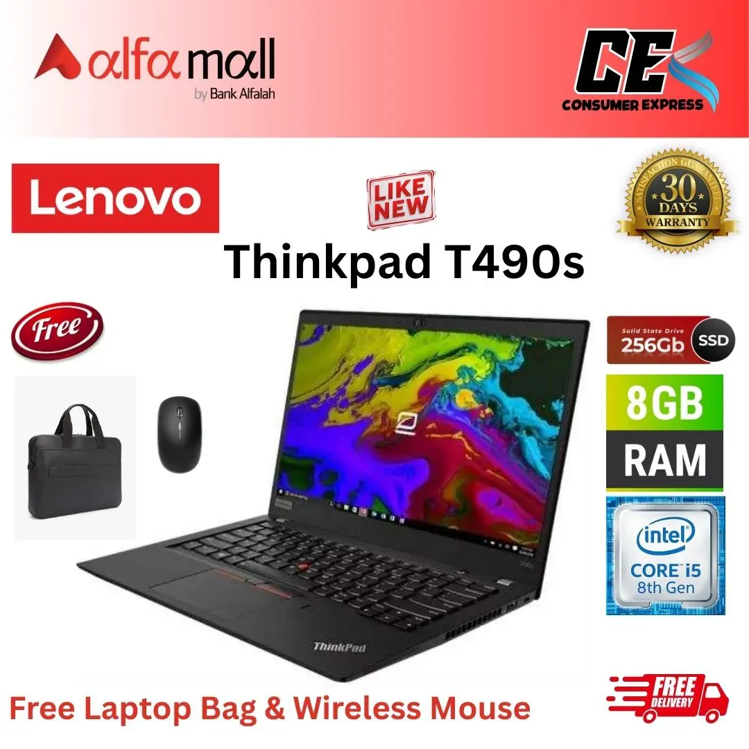 Lenovo ThinkPad T490s Core i5 8th Gen Business Laptop