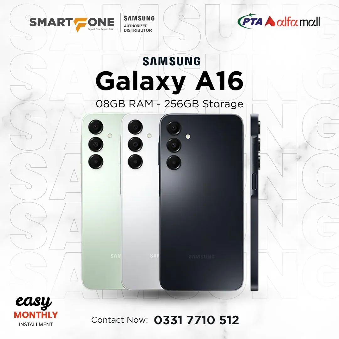 Samsung Galaxy A16 Light Grey (08-256) PTA Approved | One Year Official ...