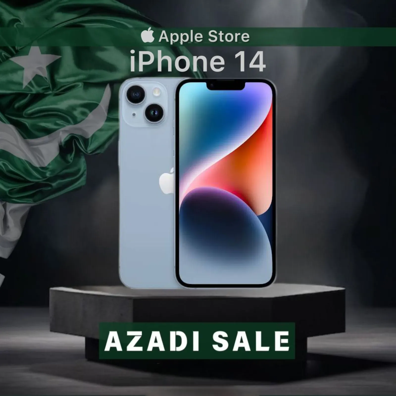 IPhone 14 Official 128Gb Pta Approved With Official 2Years Warranty On Azadi Sale-By Official ...