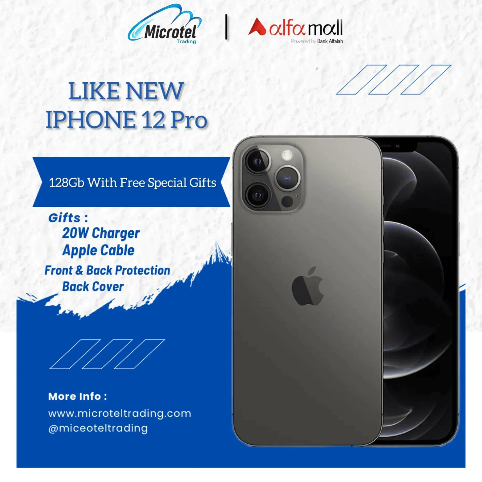 iPhone 12 Pro 128GB Official Pta Approved 3s Warranty Like New Mobile ...