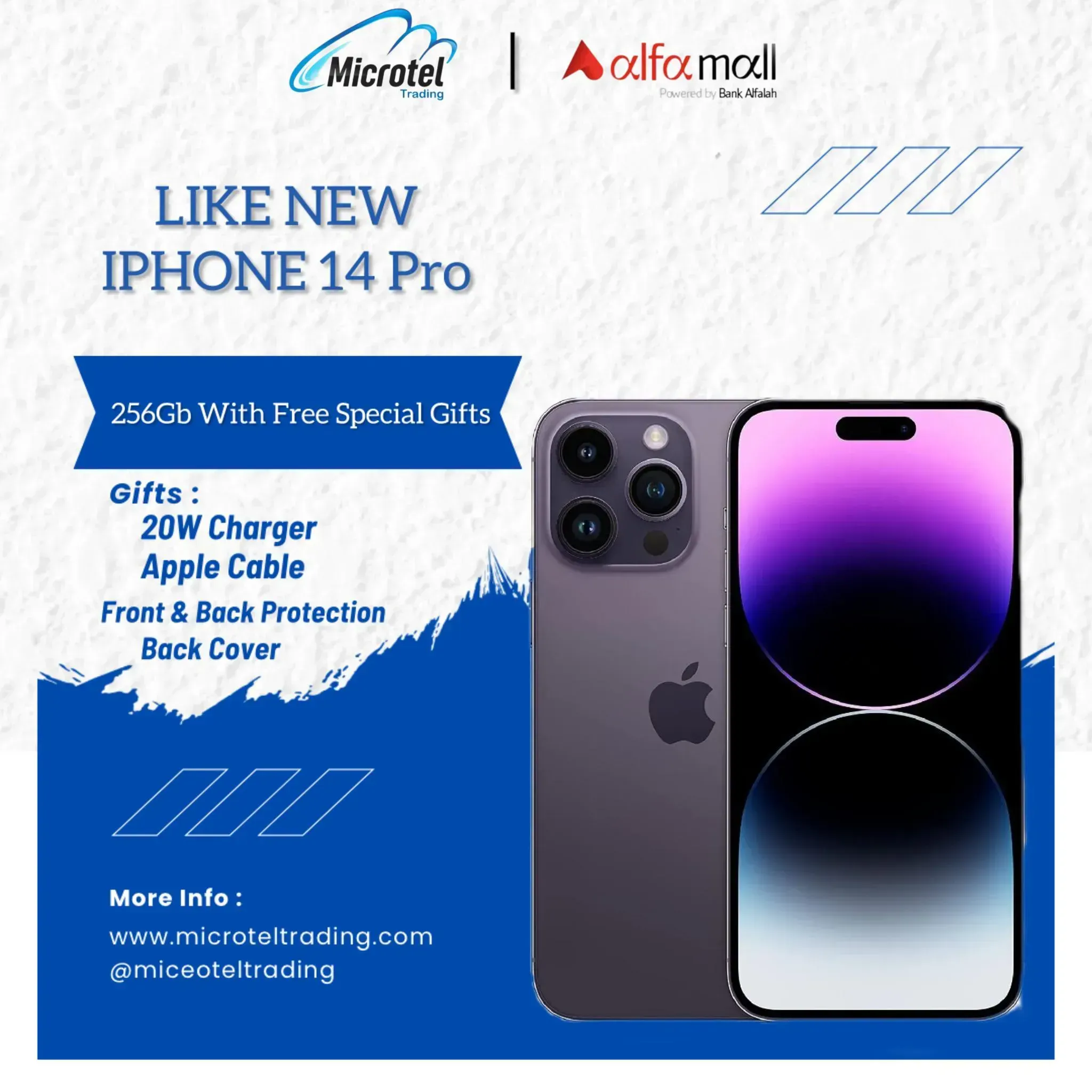 iPhone 14 Pro 256 GB Official Pta Approved 3s Warranty Like New Mobile ...