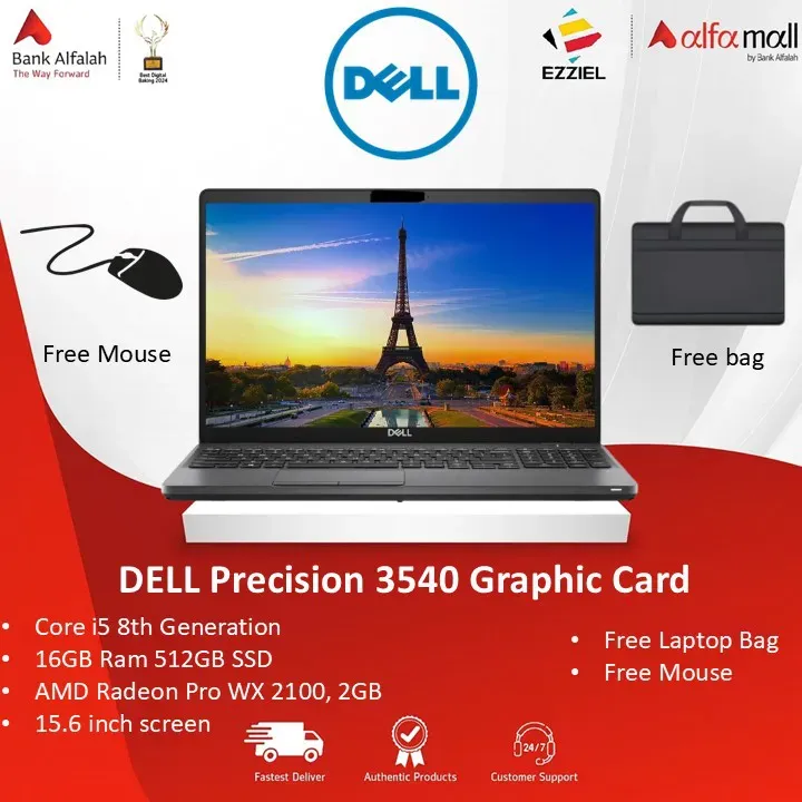 DELL Precision 3540 | Core i5 8th Generation | 16GB Ram | 256GB Hard ...