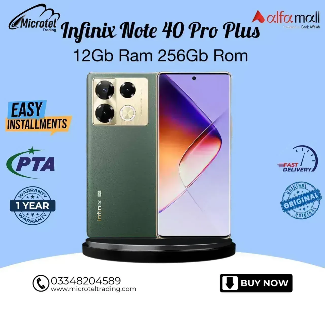 Infinix Note 40 Pro Plus 12GB 256GB Official Pta Apporoved 1Year ...