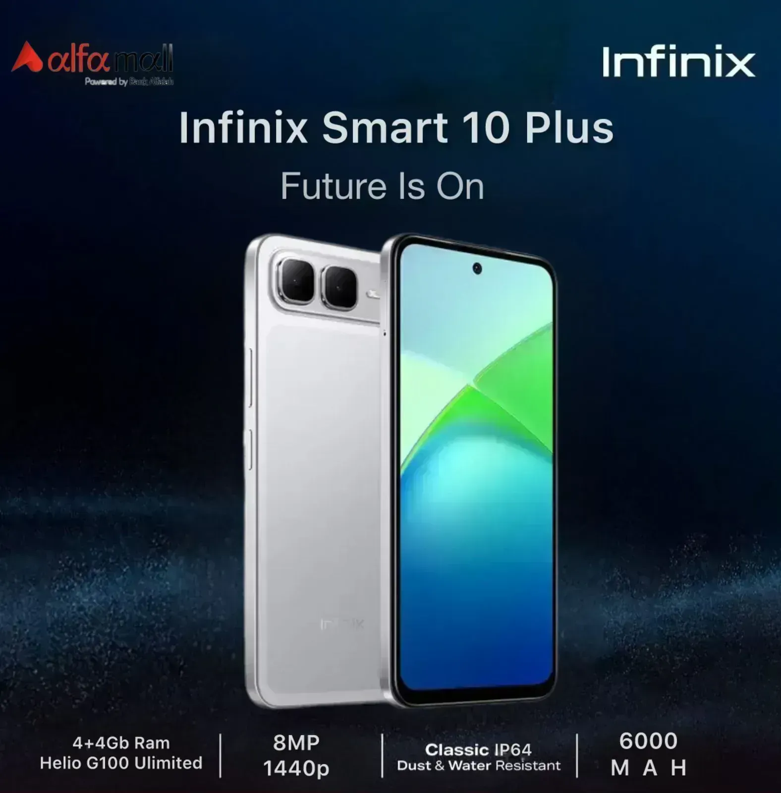 Infinix Smart 10 Plus 4GB-128GB Official Pta Approved 1Year Official ...