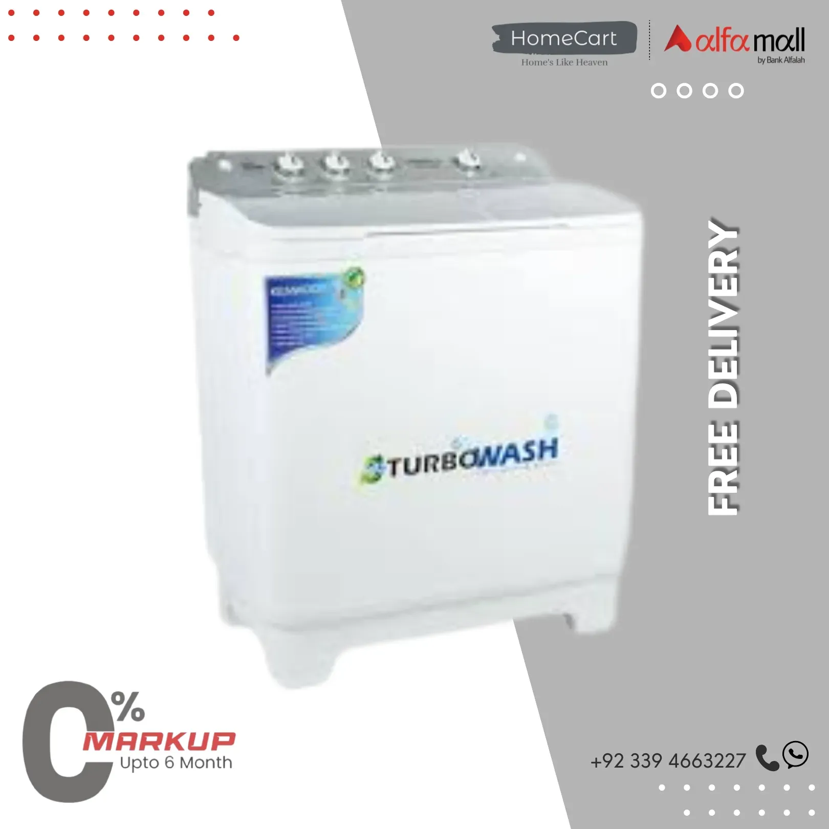 Kenwood KWM Series, 10KG Capacity, Double Inlet, Twin Tub Washing ...