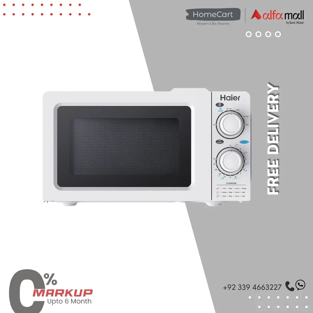 Haier Solo Series, Speed and Weight Defrost, 20 Liters Microwave Oven ...