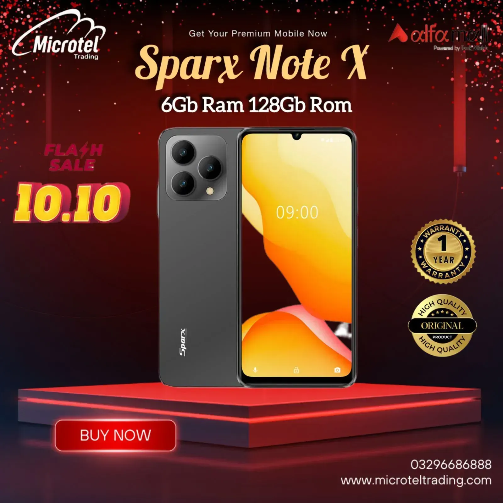 Sparx NOTE X 6GB 128GB Official Pta Aproved 1Year Official Warranty_On ...