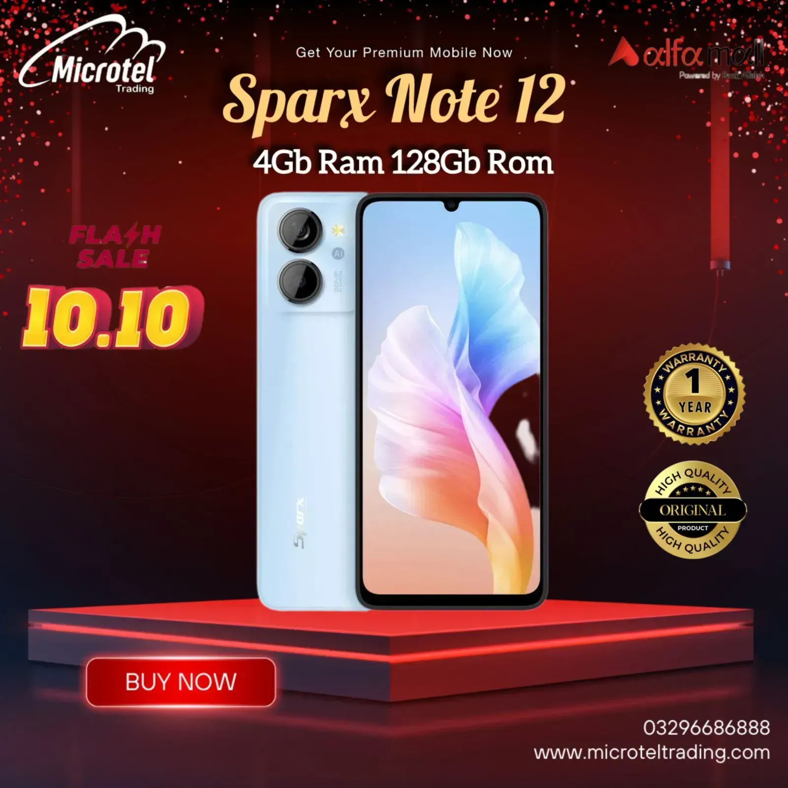 Sparx Note 12 4GB 128GB Official Pta Aproved 1Year Official Warranty_On ...