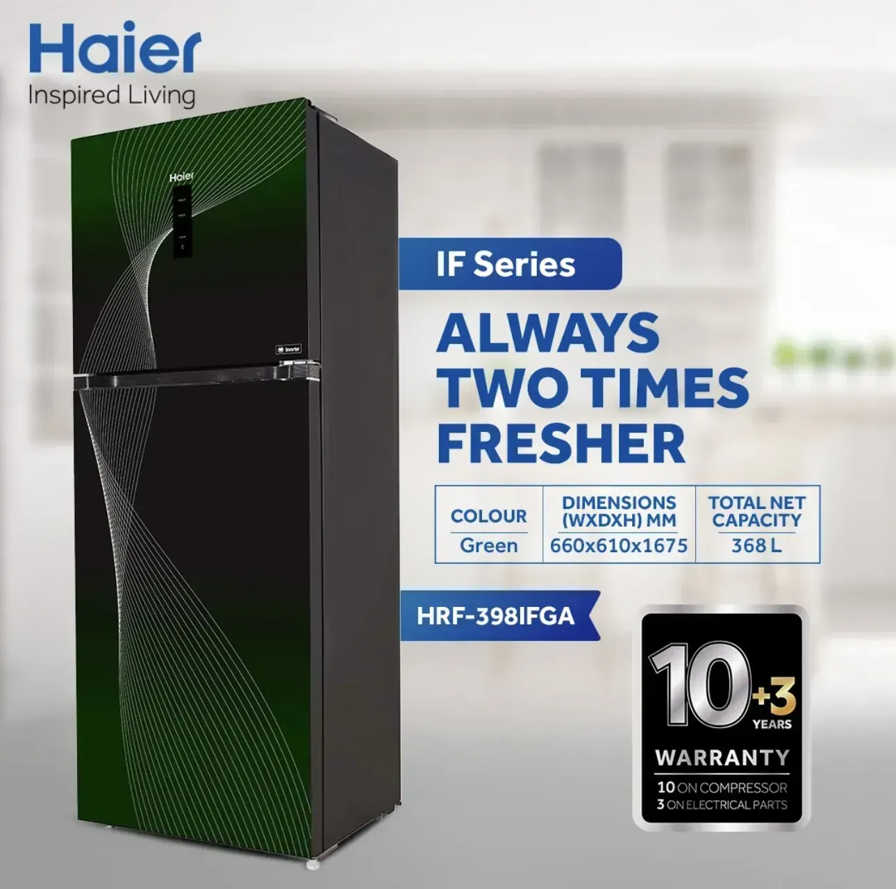 Haier Refrigerator 16 Cubic Digital Inverter
