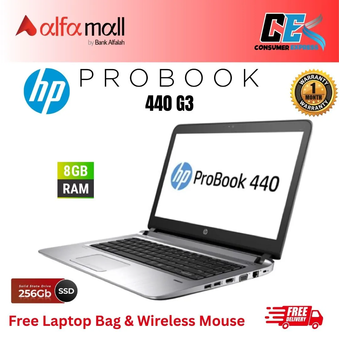 HP ProBook 440 G3 Core i5 6th Gen 14" Laptop - Installment