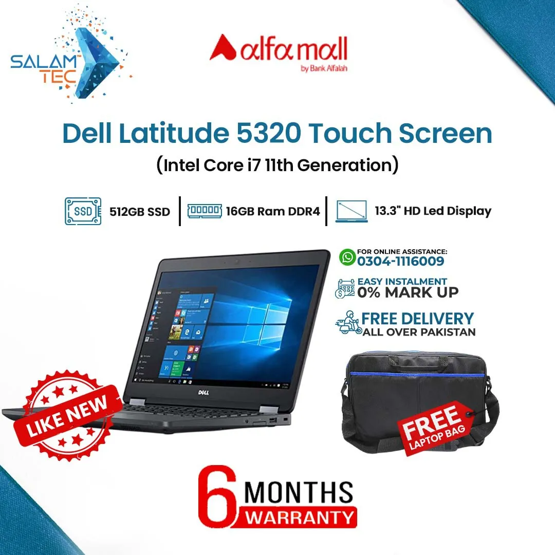 Dell Latitude 5320 Core i7 11th generation Like New Laptop With 6 ...
