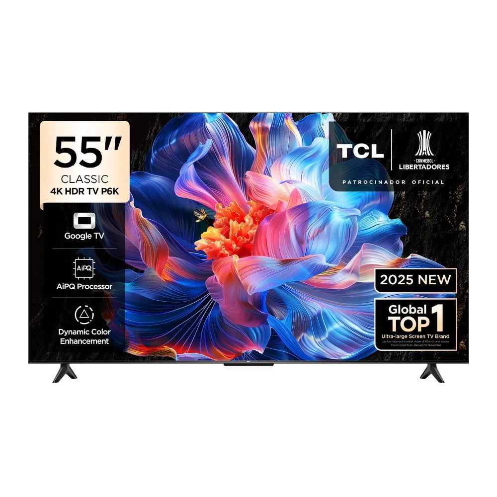 TCL 55 Inch 4K UHD Smart LED TV 55P6K QC | AlfaMall