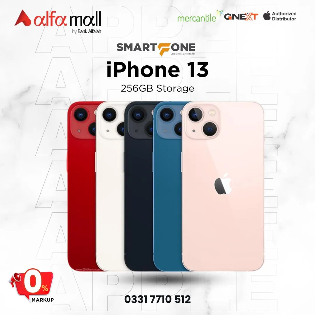 Apple iPhone 13 (128GB) | PTA Approved | Official Apple Warranty | Installments @ 0% Markup ...