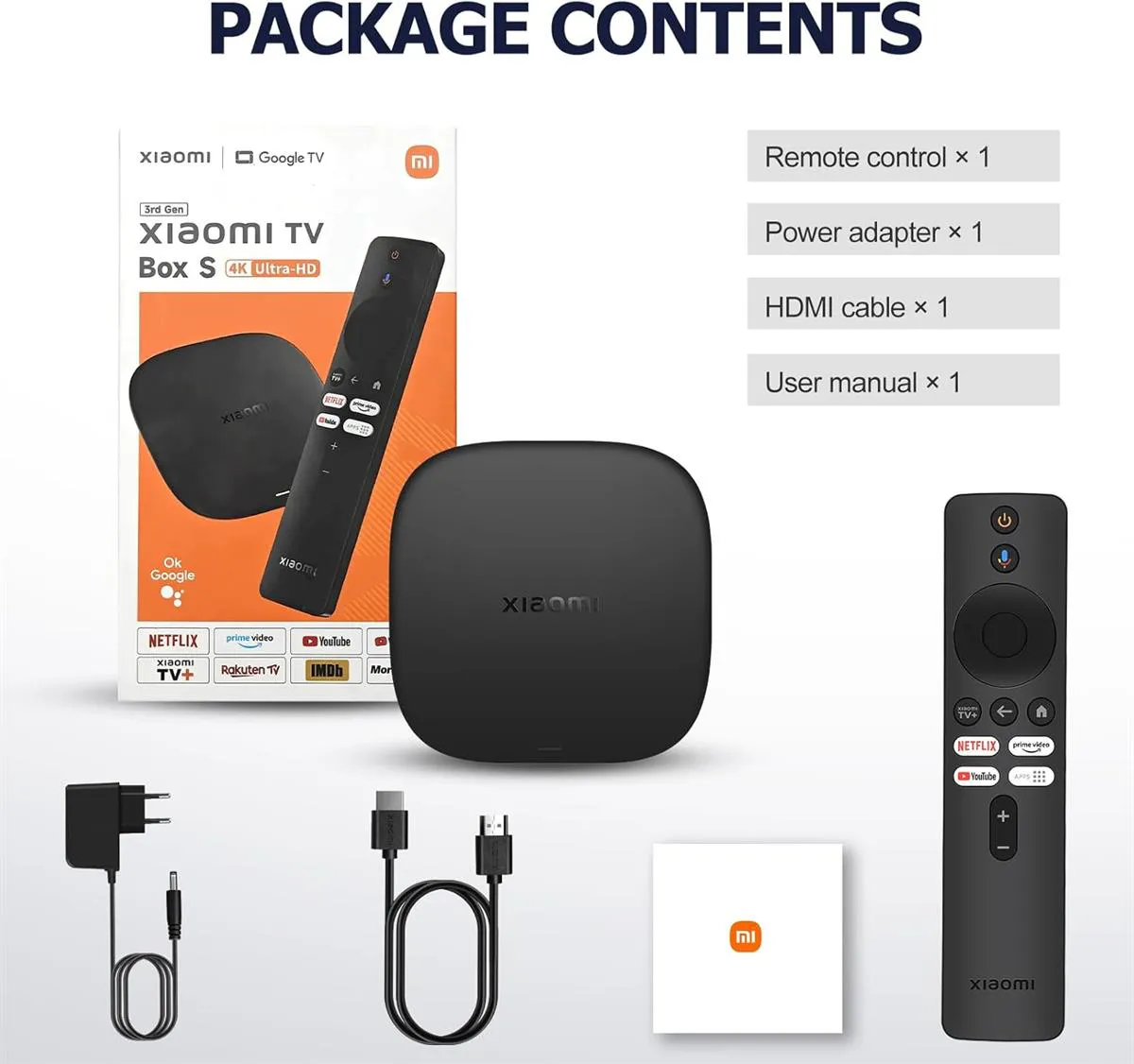 Xiaomi TV Box S 3rd Gen - 4K UHD, Google TV, Dolby Vision & Atmos, WiFi ...