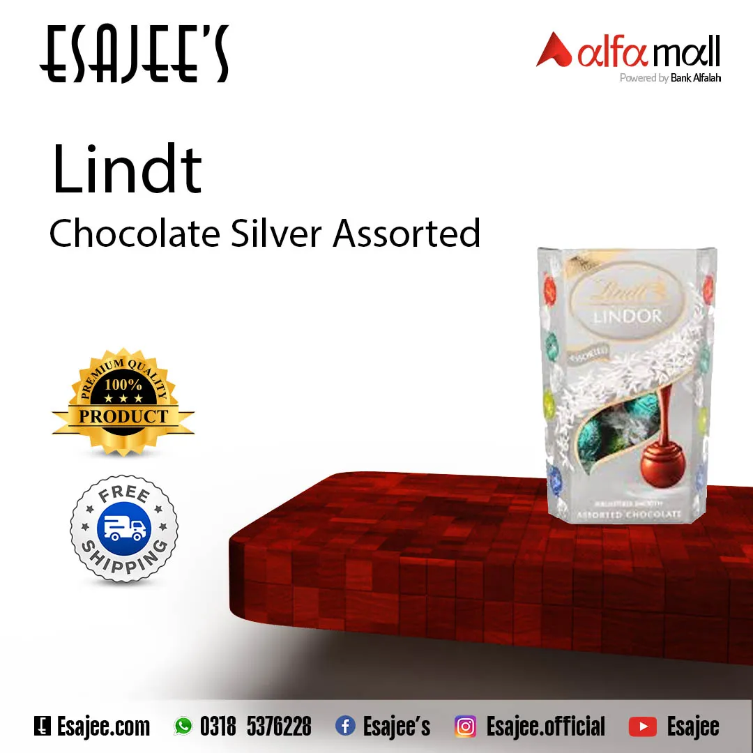 Lindt Chocolate Silver Assorted 200g | AlfaMall