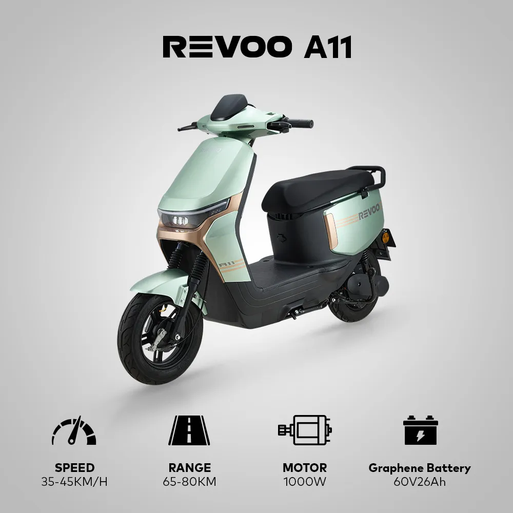 Revoo A11 Electric Scooter or EBike | AlfaMall
