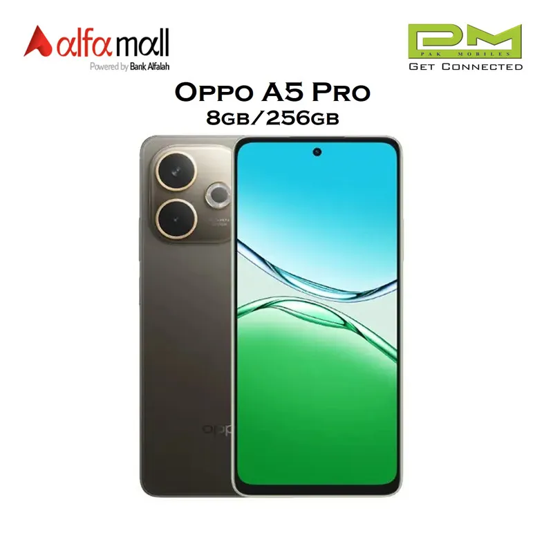 Oppo A5 Pro - 8GB RAM - 256GB ROM - Brown - (Pak Mobiles)