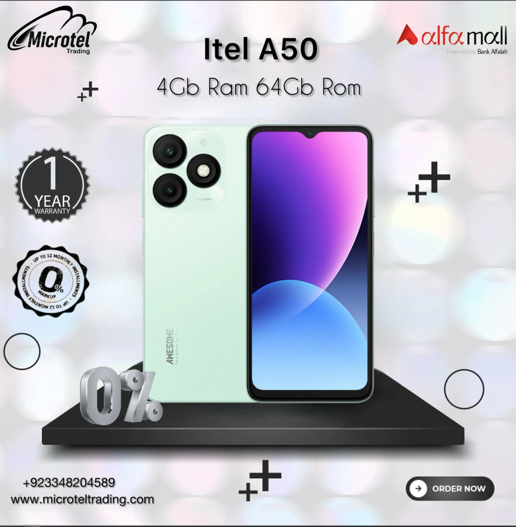 iTel A50 4GB 64GB Official Pta Aproved 1Year Official Warranty_On ...