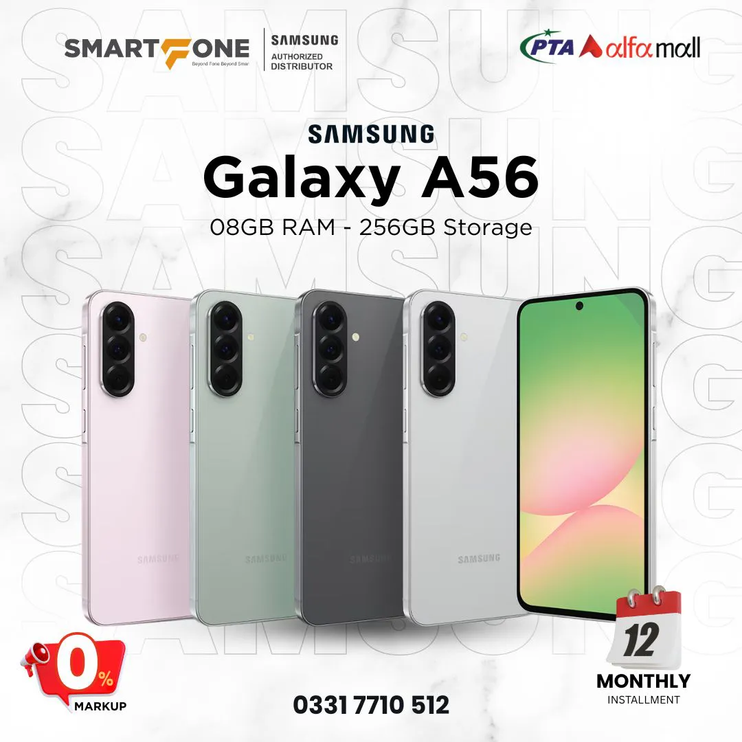 Samsung Galaxy A56 5G (08-256) | PTA Approved | Official One Year ...