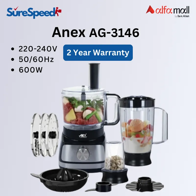 Anex Deluxe Chopper Blender AG-3146 | AlfaMall