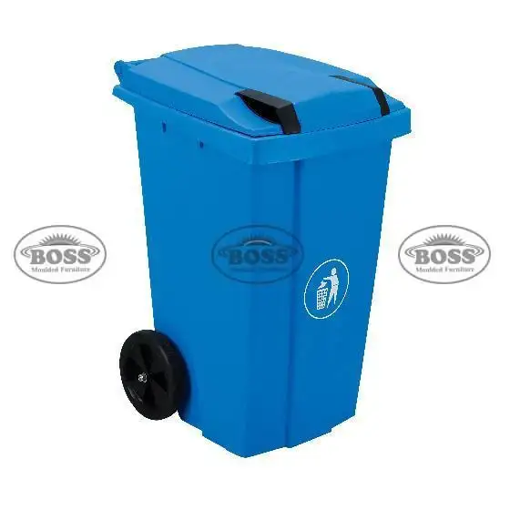 Boss Waste Bin BP-716 – Large 135 Ltr | Movable Dustbin with Wheels
