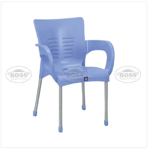 Boss Chair with Silver Legs BP-206 Relaxo