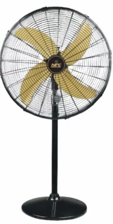 NFC AC/DC 24 Inch Pedestal Fan Copper Wire Energy Efficient Remote ...